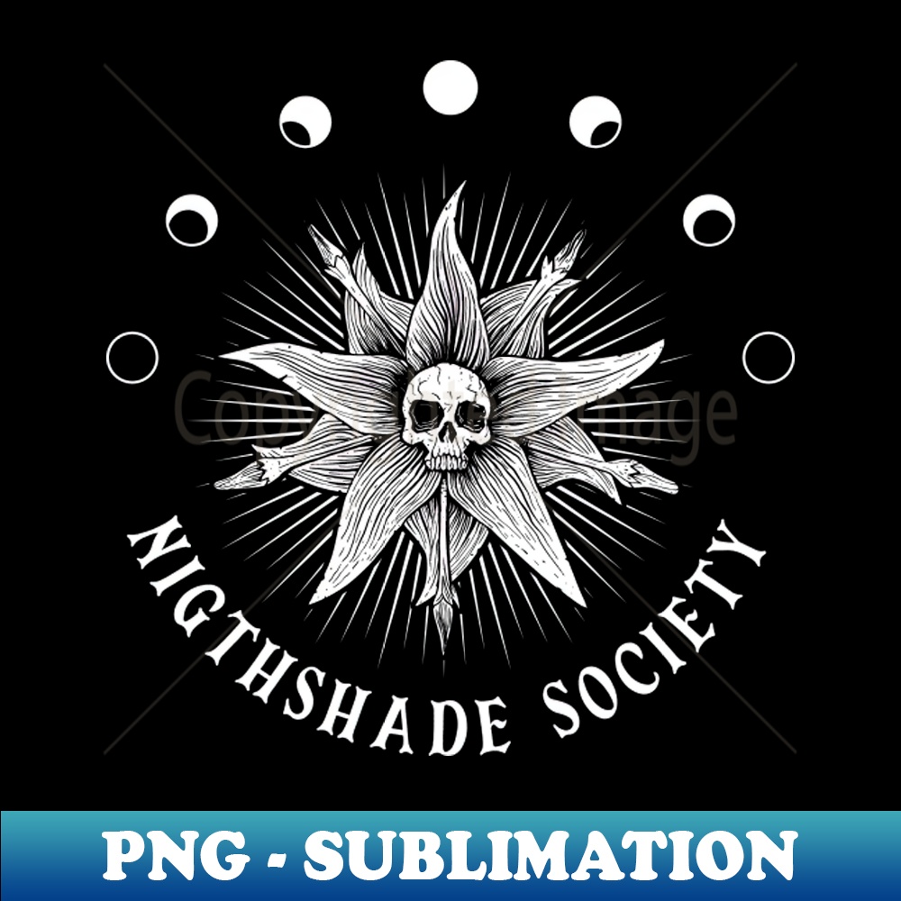 NIGHTSHADE SOCIETY - Stylish Sublimation Digital Download - - Inspire ...
