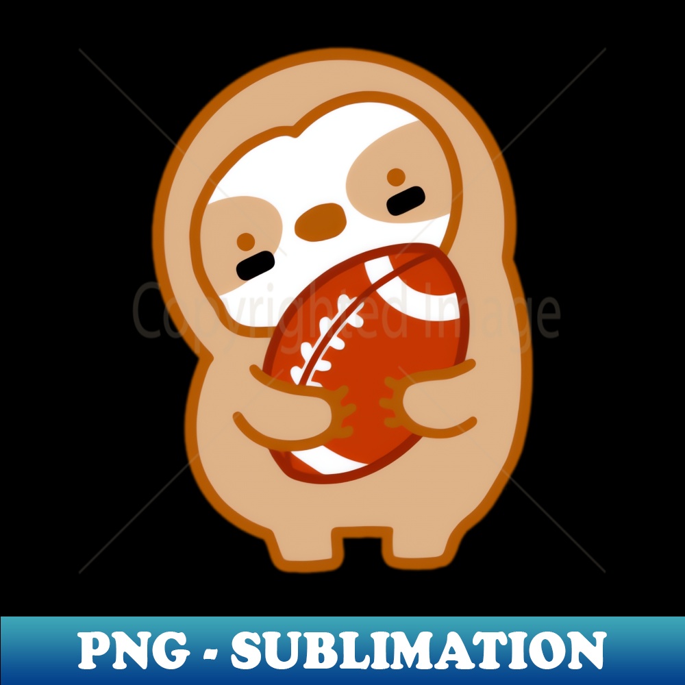 Cute Super Bowl Football Sloth - Special Edition Sublimation | Inspire ...