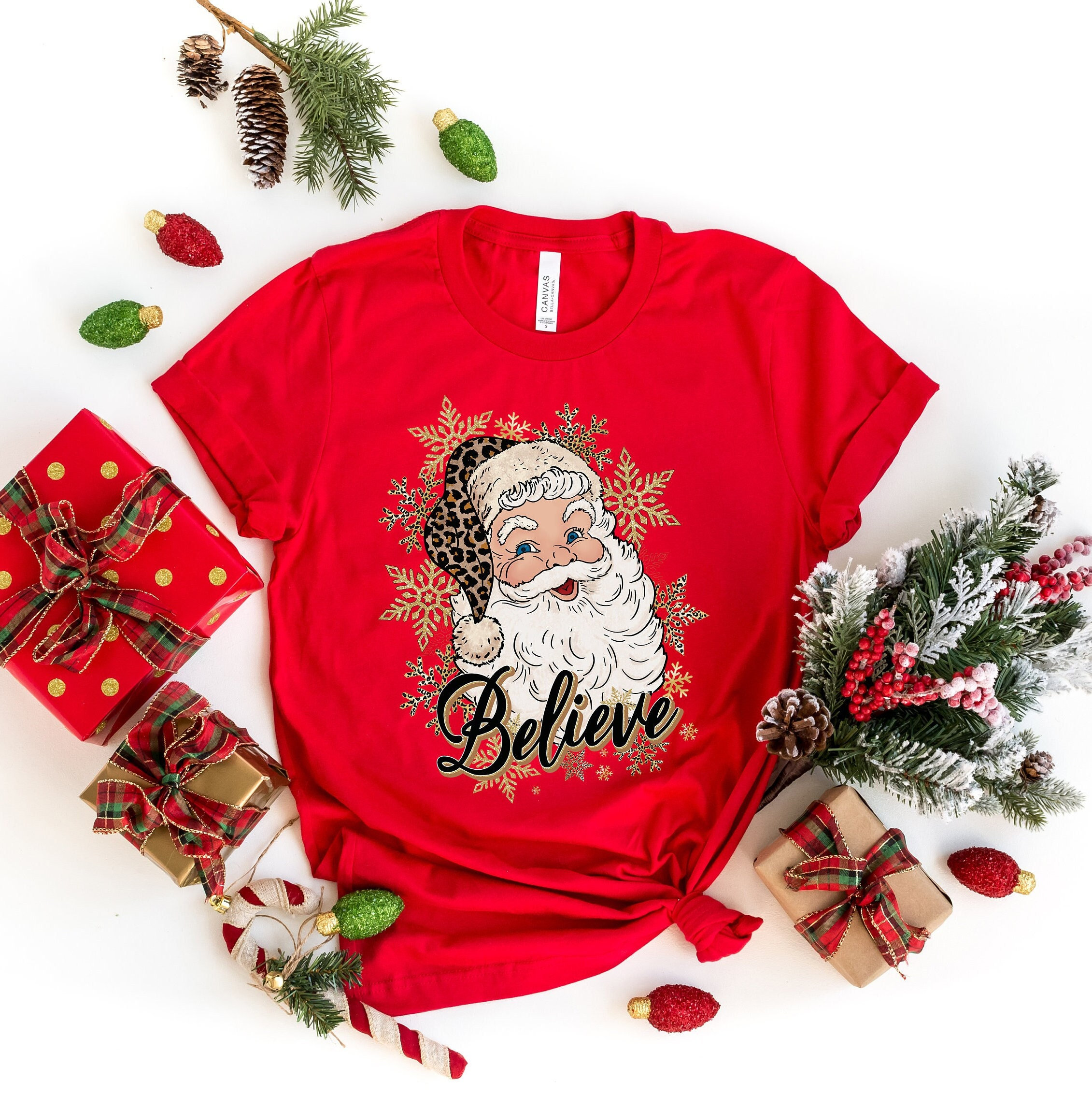 Believe Christmas Shirt, Christmas Believe Shirt Christmas P | Inspire ...