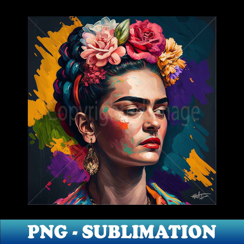 Frida Kahlo - Exclusive Sublimation Digital File - Spice Up - Inspire ...