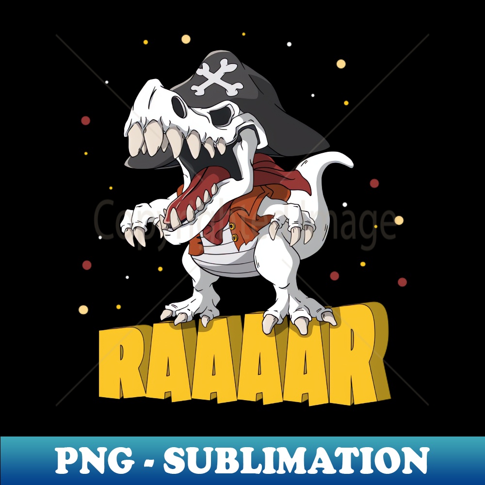 Dinosaur Pirate T-Rex Captain Kids - Exclusive Sublimation D | Inspire ...