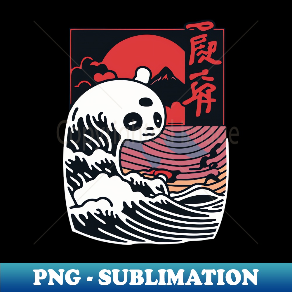 the great wave off Panda Gawa Kanagawa - Stylish Sublimation | Inspire ...