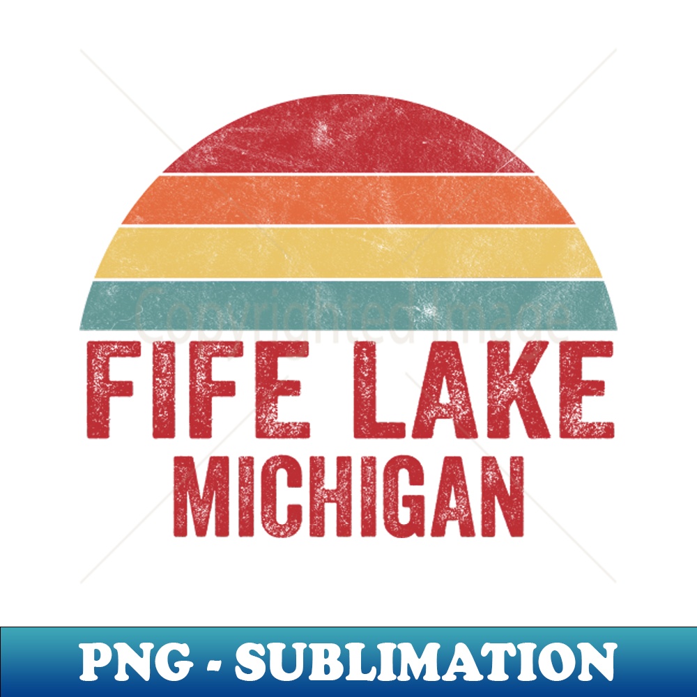 Fife Lake Michigan - Elegant Sublimation PNG Download - Enha - Inspire ...