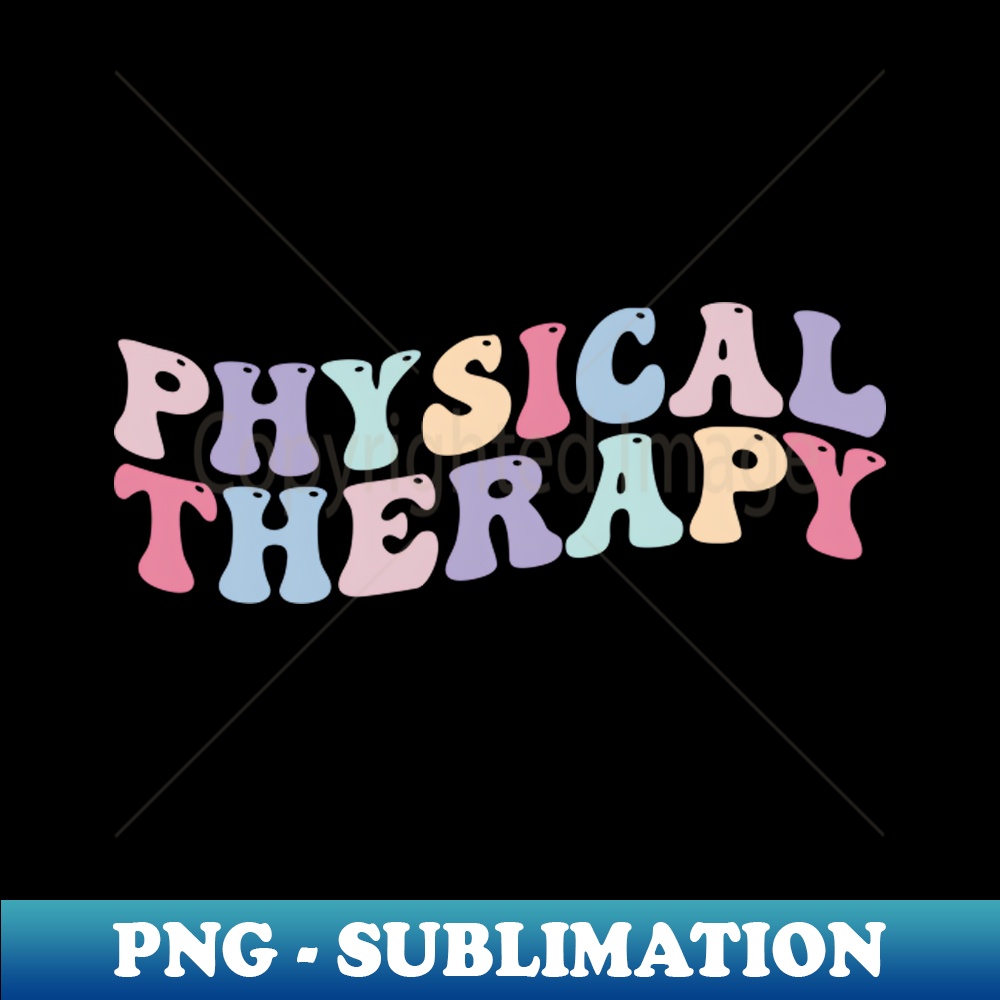 Physical Therapy Retro Physical Therapist pt - Instant PNG S | Inspire ...