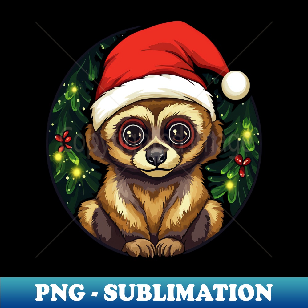 Slow Loris Christmas - Special Edition Sublimation PNG File | Inspire ...