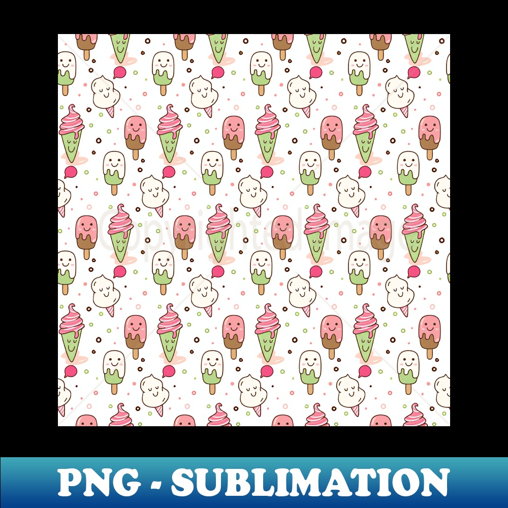 Sweet Summer - Ice Cream Pattern Design - Stylish Sublimatio | Inspire ...