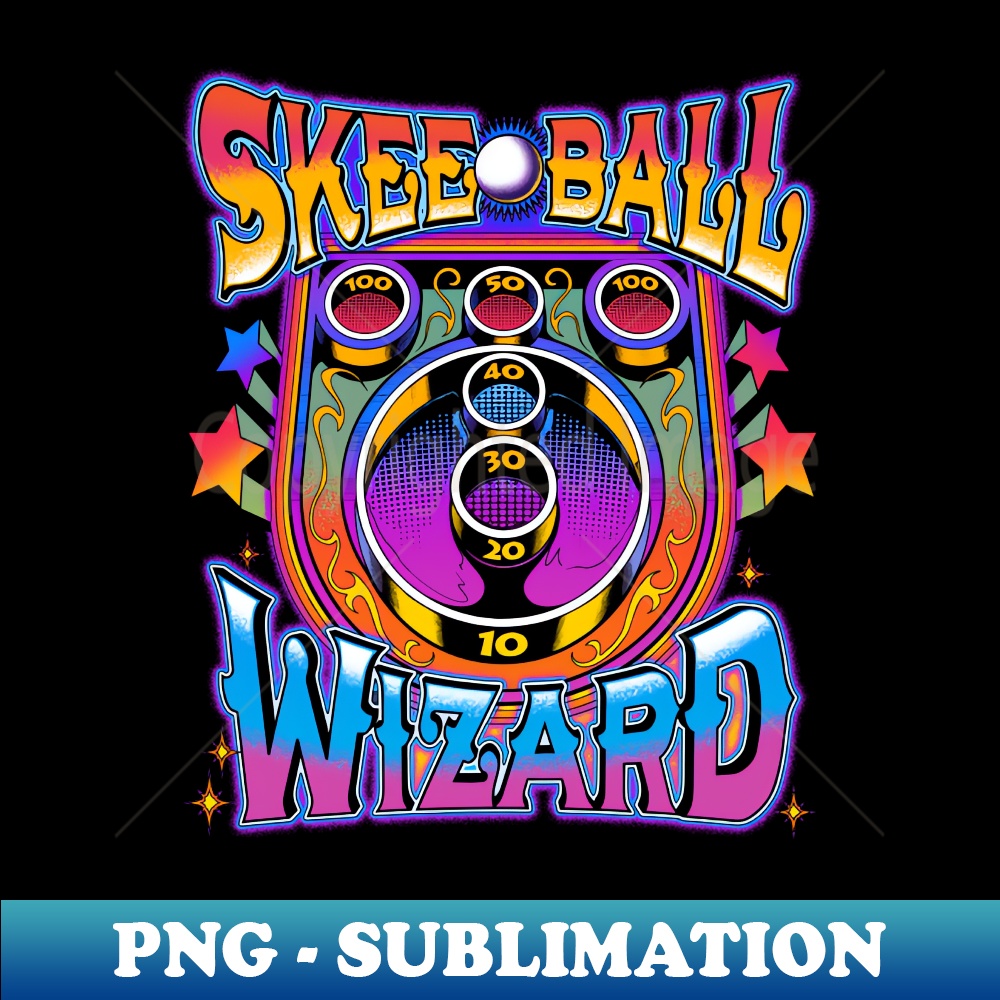 Skee Ball Wizard - Special Edition Sublimation PNG File - Re | Inspire ...