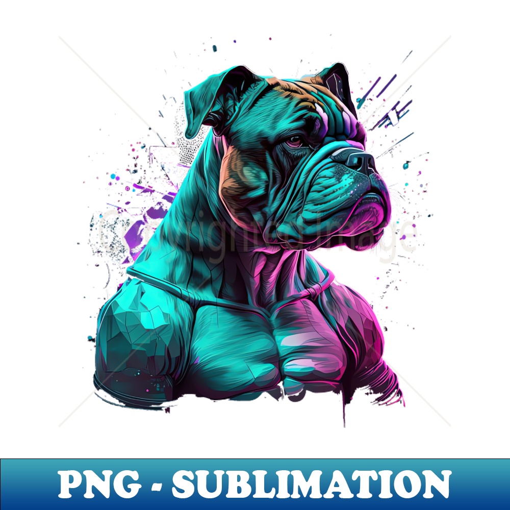 Vaporwave boxer - Aesthetic Sublimation Digital File - Unlea - Inspire Uplift