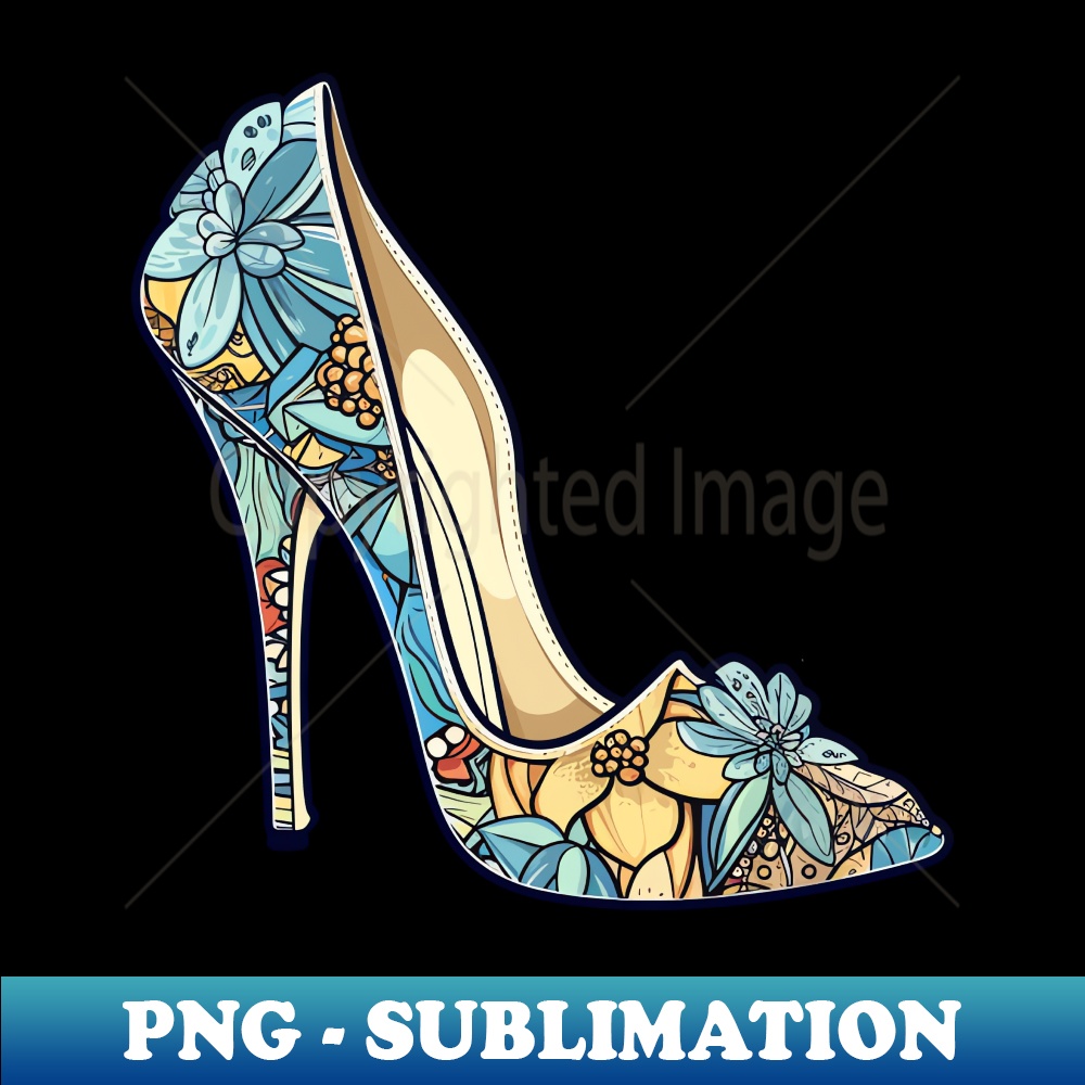 Floral High Heel shoe - Premium Sublimation Digital Download | Inspire ...