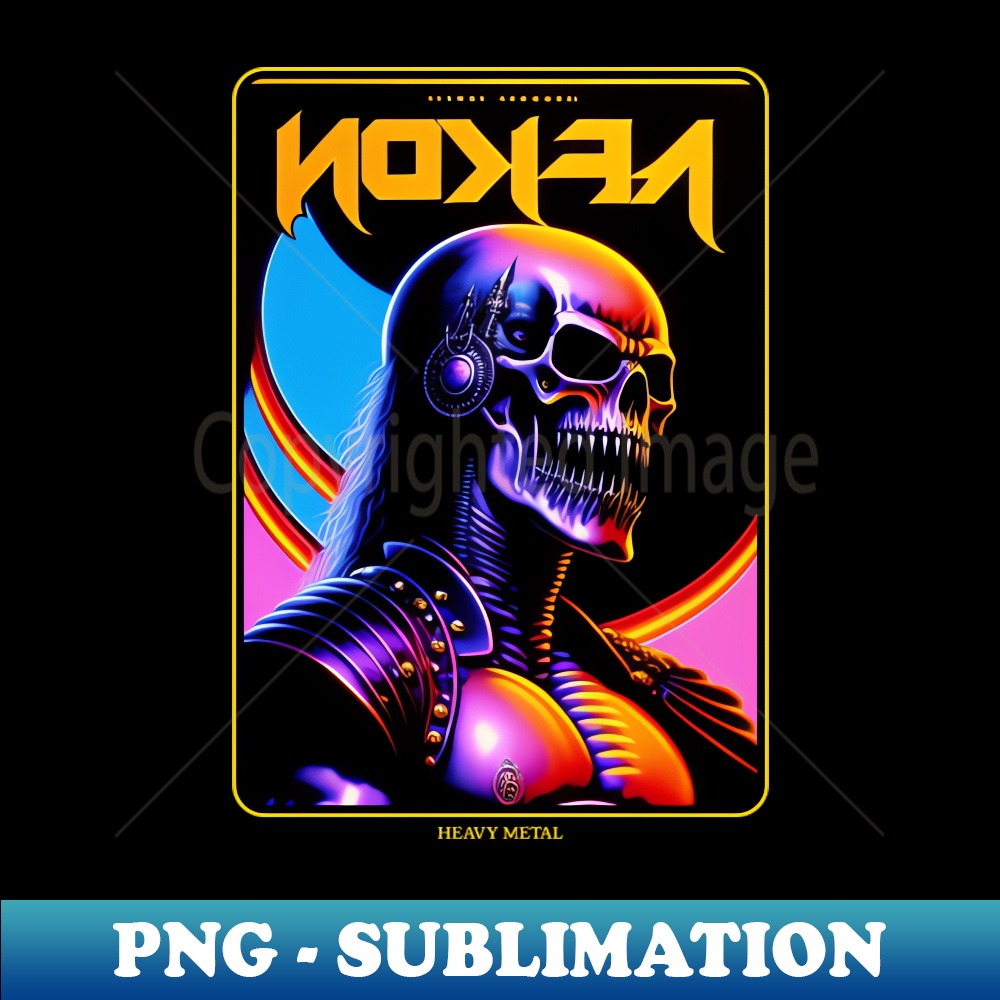 Skeleton Warrior - Heavy Metal Cover Style - Exclusive Subli | Inspire ...