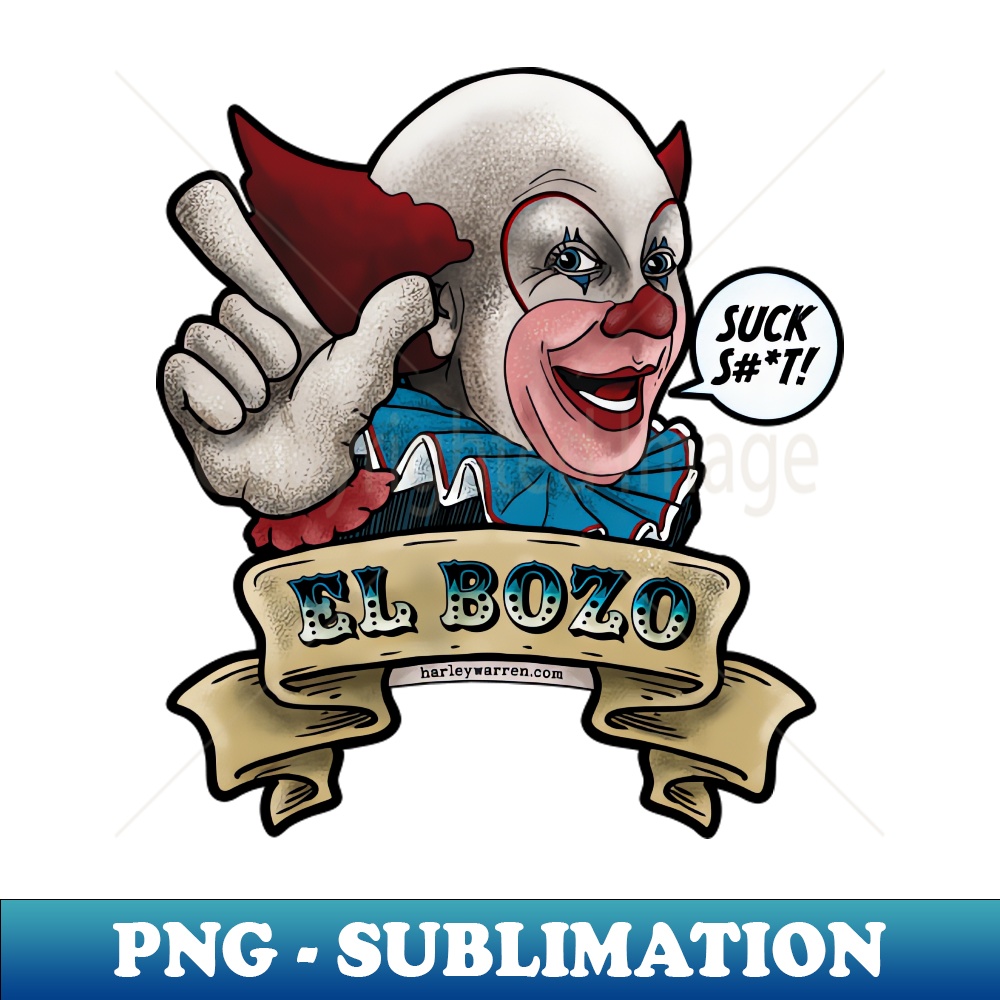 El Bozo - Decorative Sublimation PNG File - Transform Your S | Inspire ...