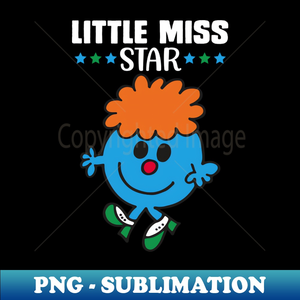 LITTLE MISS STAR - Modern Sublimation PNG File - Revolutioni | Inspire ...