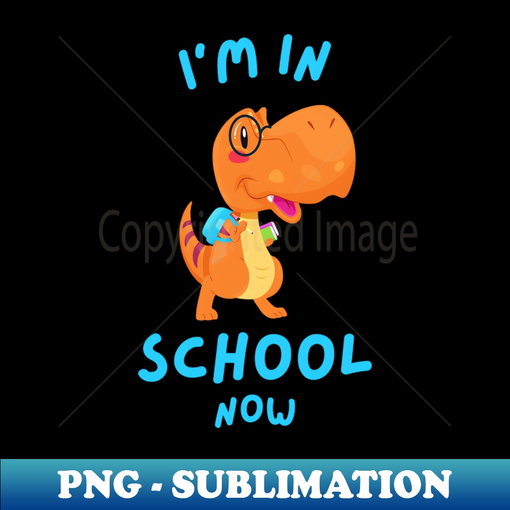 Schoolchildren Cute Dinosaur T-Rex School Start - Artistic S | Inspire ...