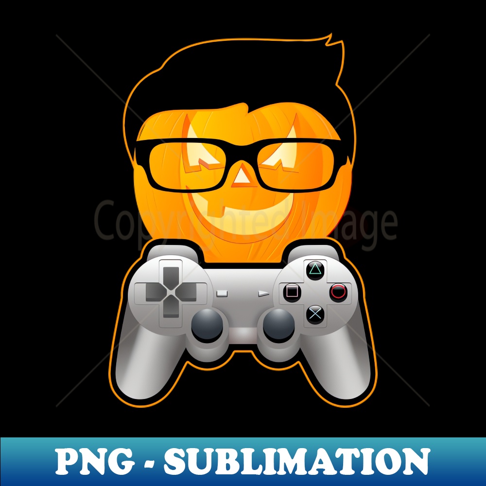 Halloween Funny Gamer Pumpkin Gift - Aesthetic Sublimation D | Inspire ...