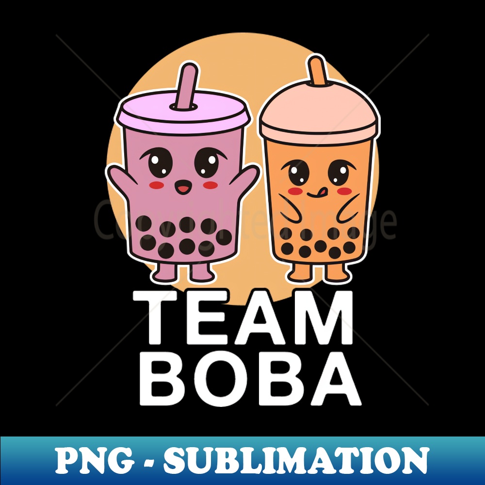Team Boba Cute Boba - Exclusive PNG Sublimation Download - B | Inspire ...