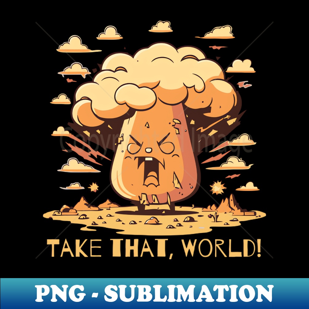 take that world explosion - PNG Transparent Sublimation File | Inspire ...