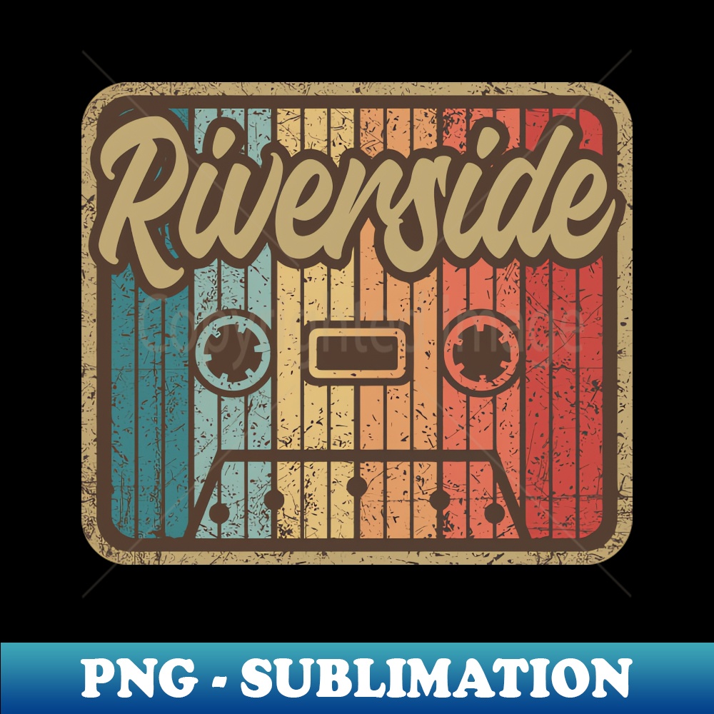 Riverside Vintage Cassette - Special Edition Sublimation PNG | Inspire ...