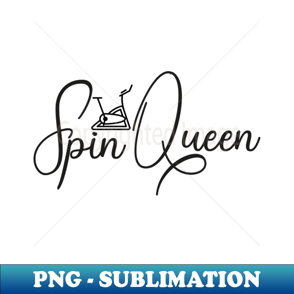 Spin Queen - PNG Transparent Sublimation Design - Transform - Inspire Uplift