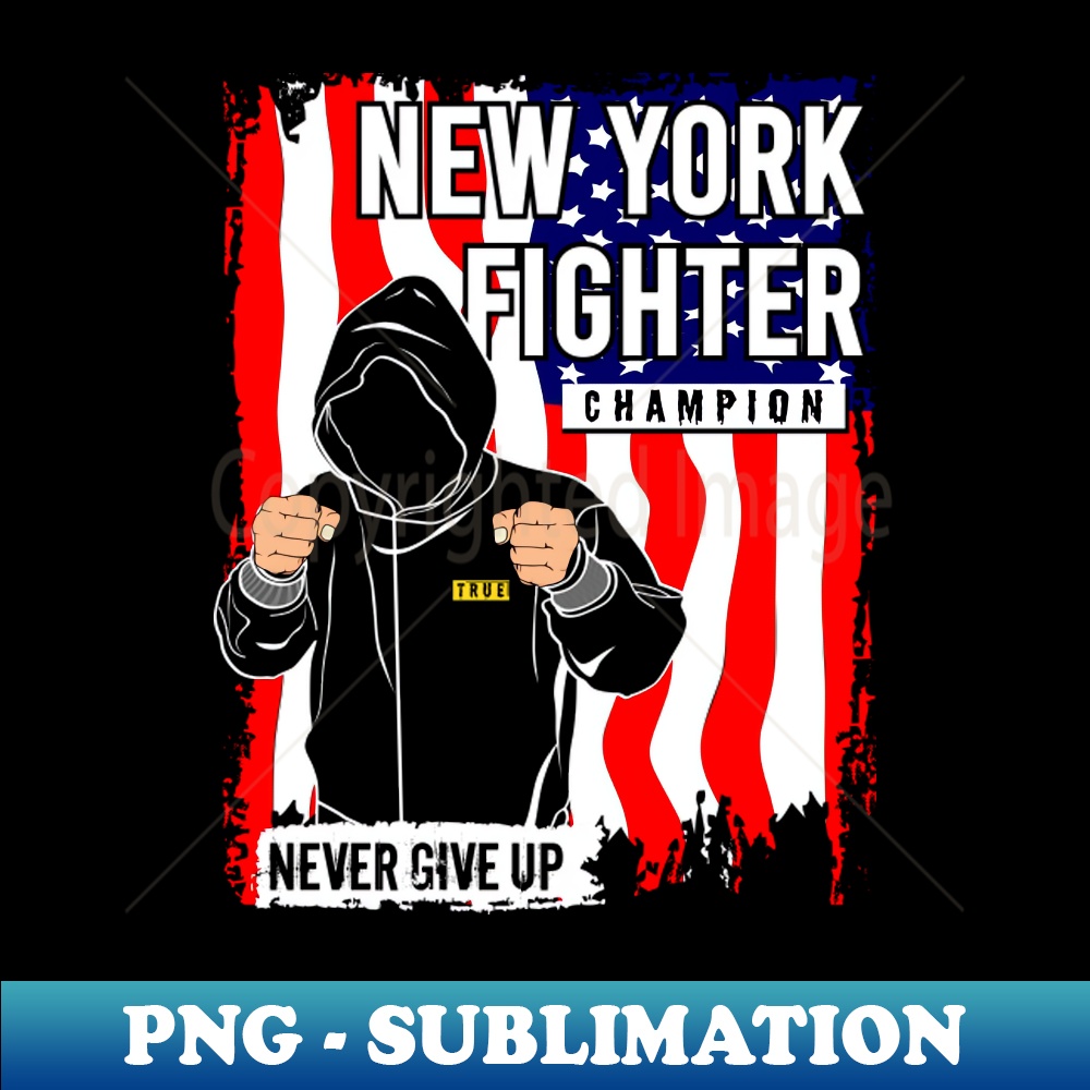 New York city Fighter Champion - Signature Sublimation PNG F | Inspire ...