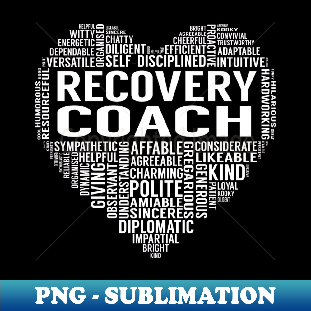Recovery Coach Heart - Premium PNG Sublimation File - Add a | Inspire ...