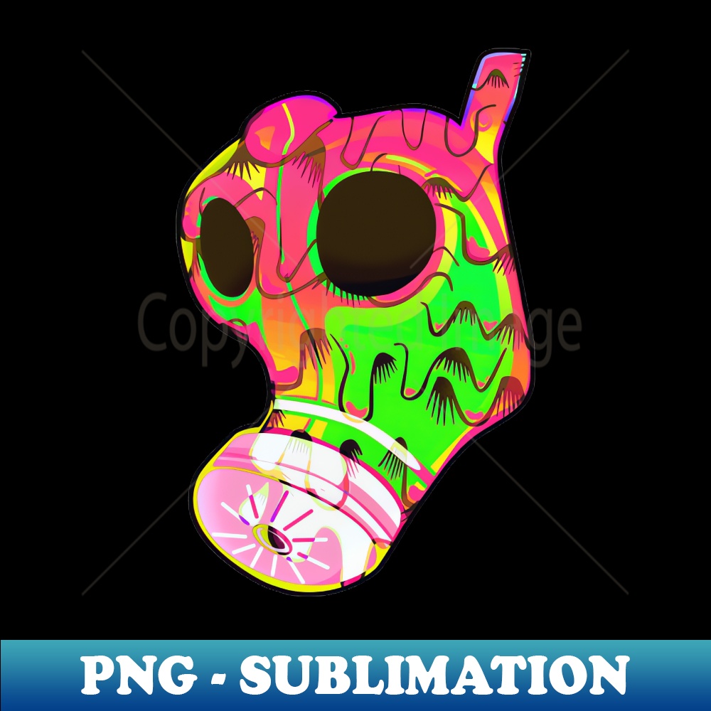 Green Mask - PNG Transparent Sublimation Design - Defying th | Inspire ...