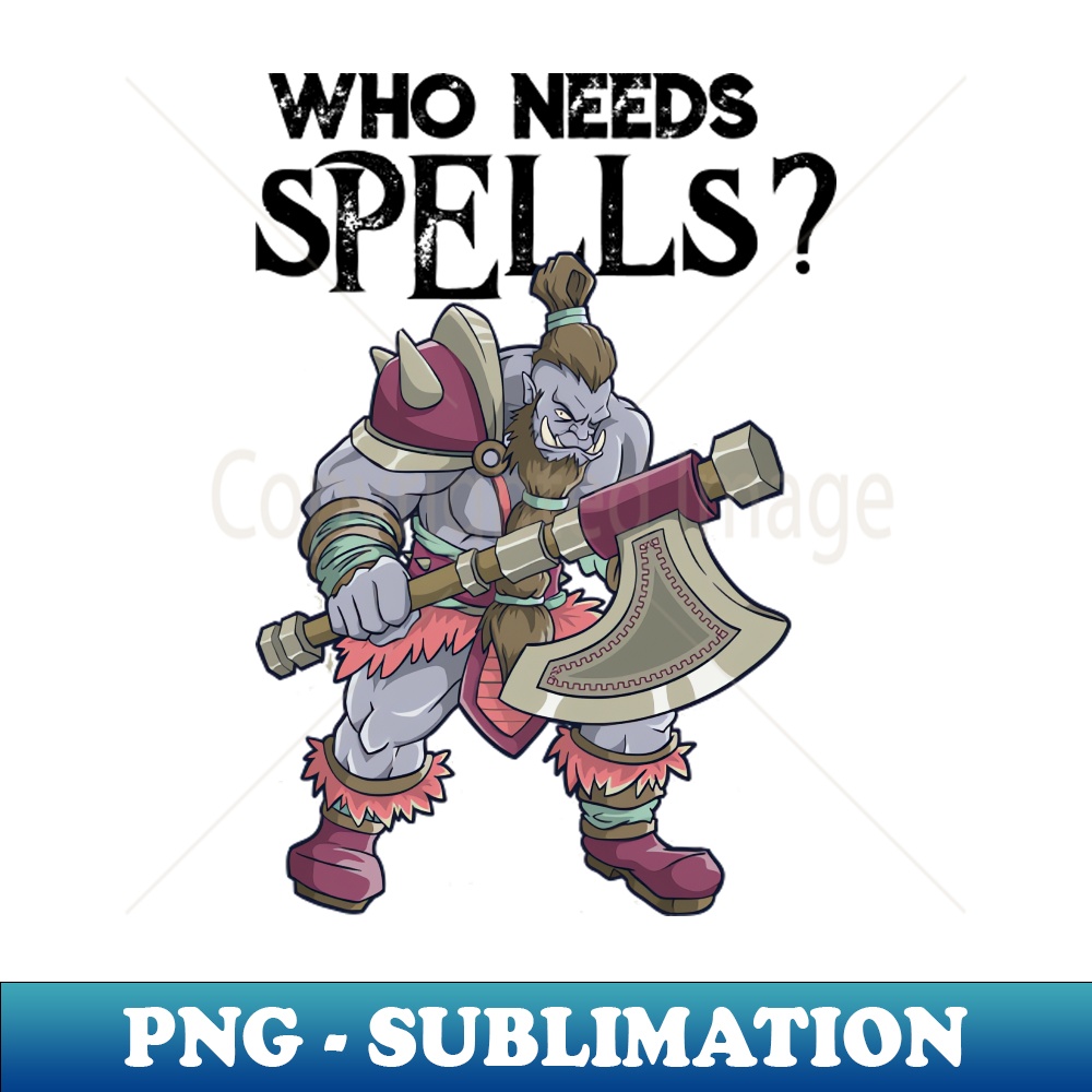 Barbarian Roleplaying Humor Orc Warrior Class Funny D20 RPG | Inspire ...