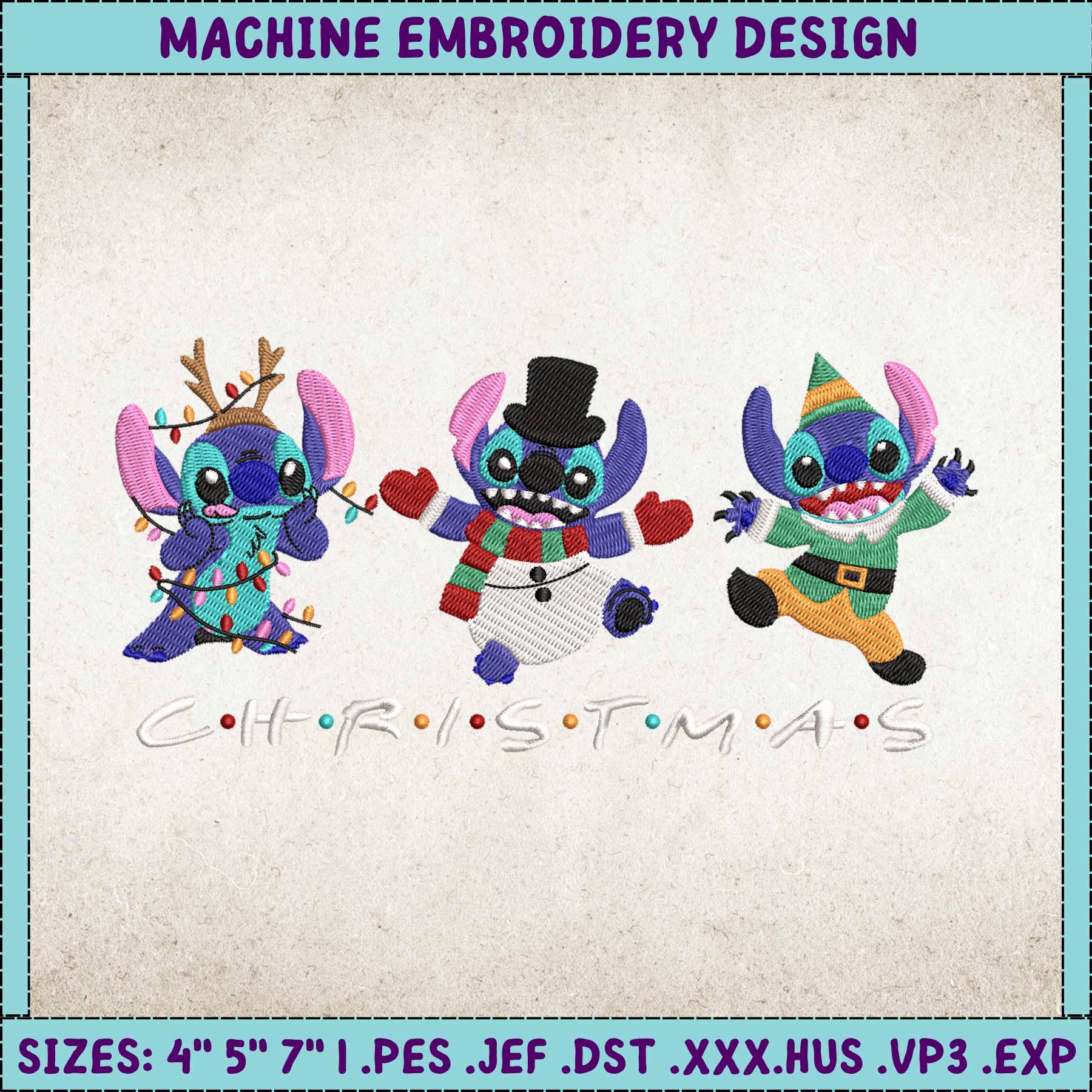 Christmas Stitch Embroidery Designs, Christmas Embroidery De - Inspire ...