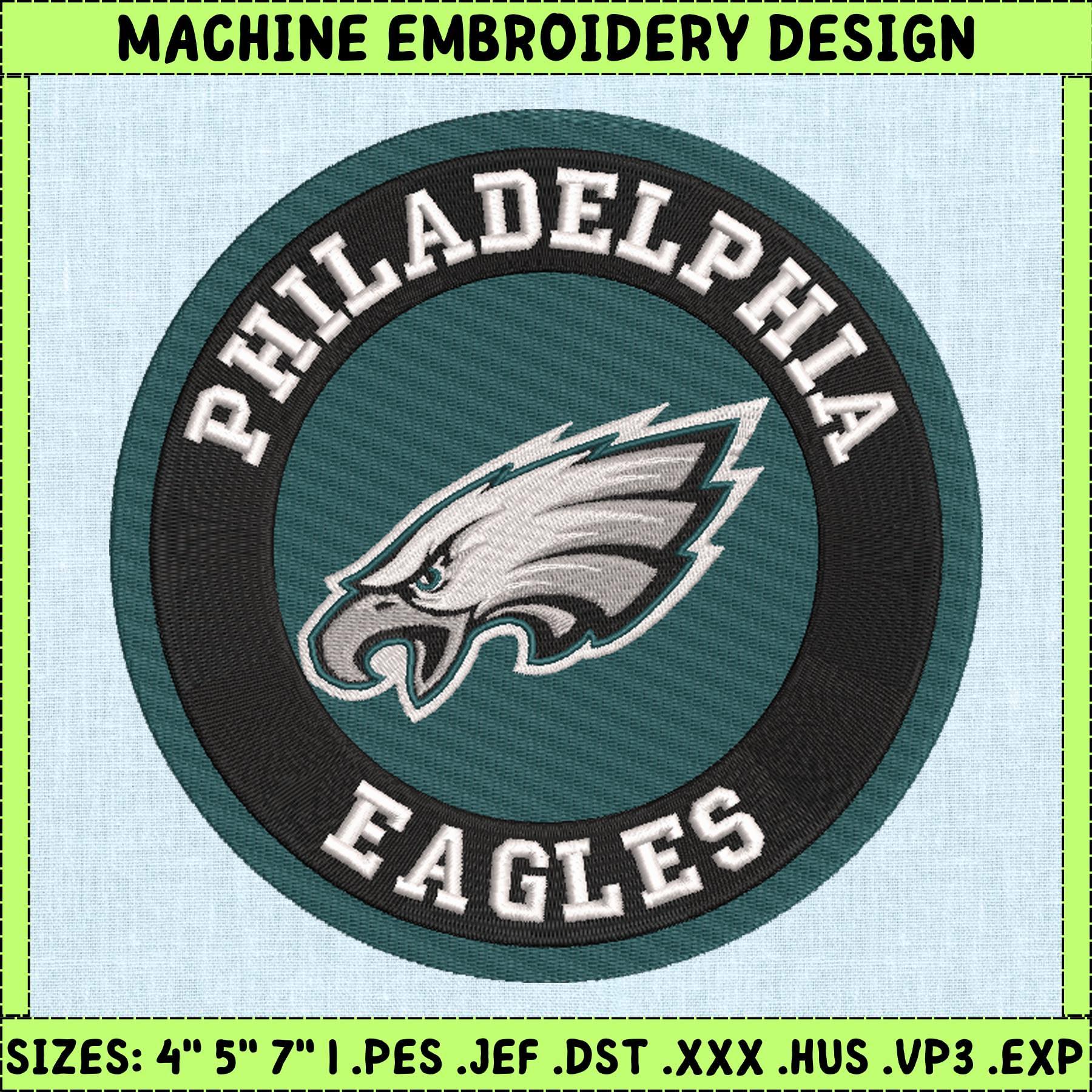 NFL Philadelphia Eagles Embroidery Design, NFL Football Logo | Inspire ...