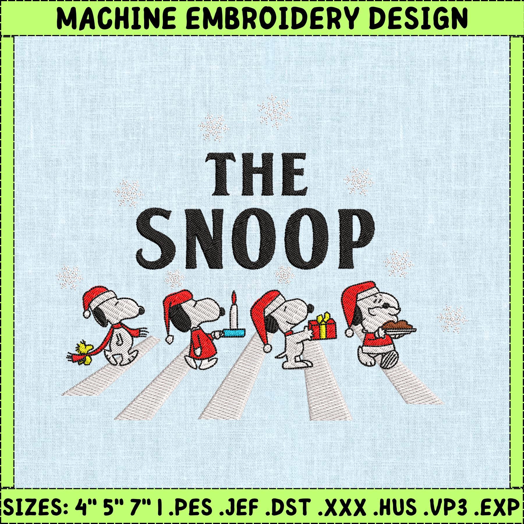 Christmas Embroidery Designs, The Snoop Embroidery Files, Me | Inspire ...