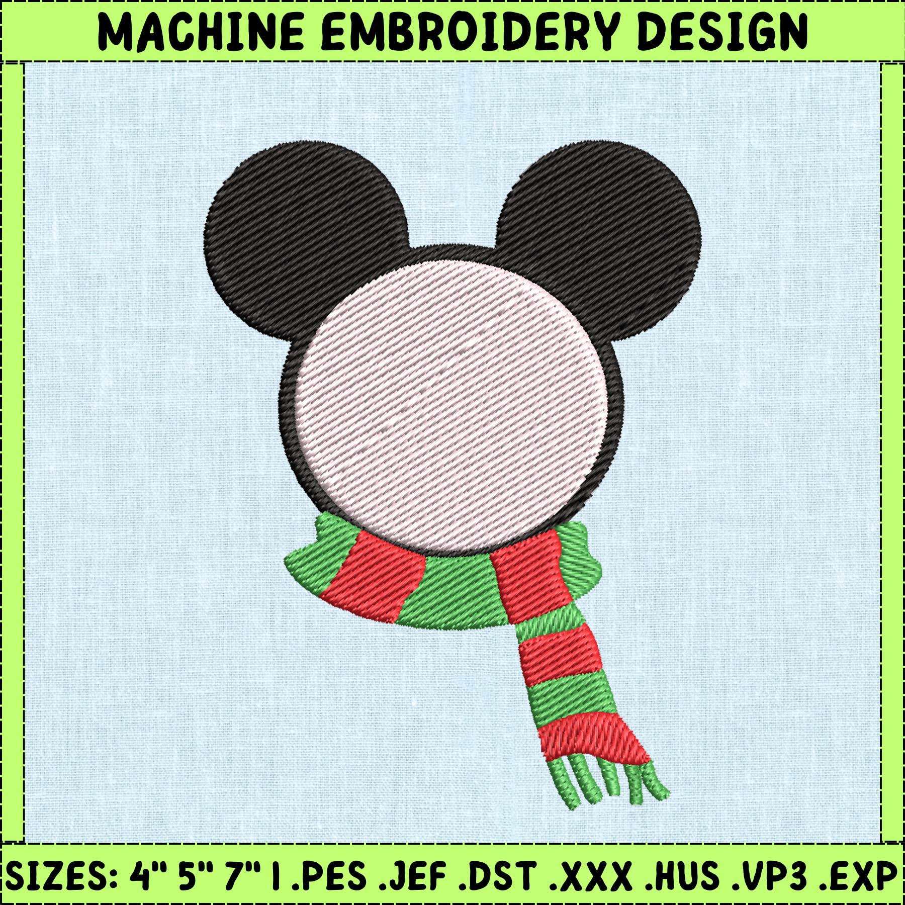 Christmas Embroidery Designs, Mice Embroidery Designs, Carto - Inspire ...
