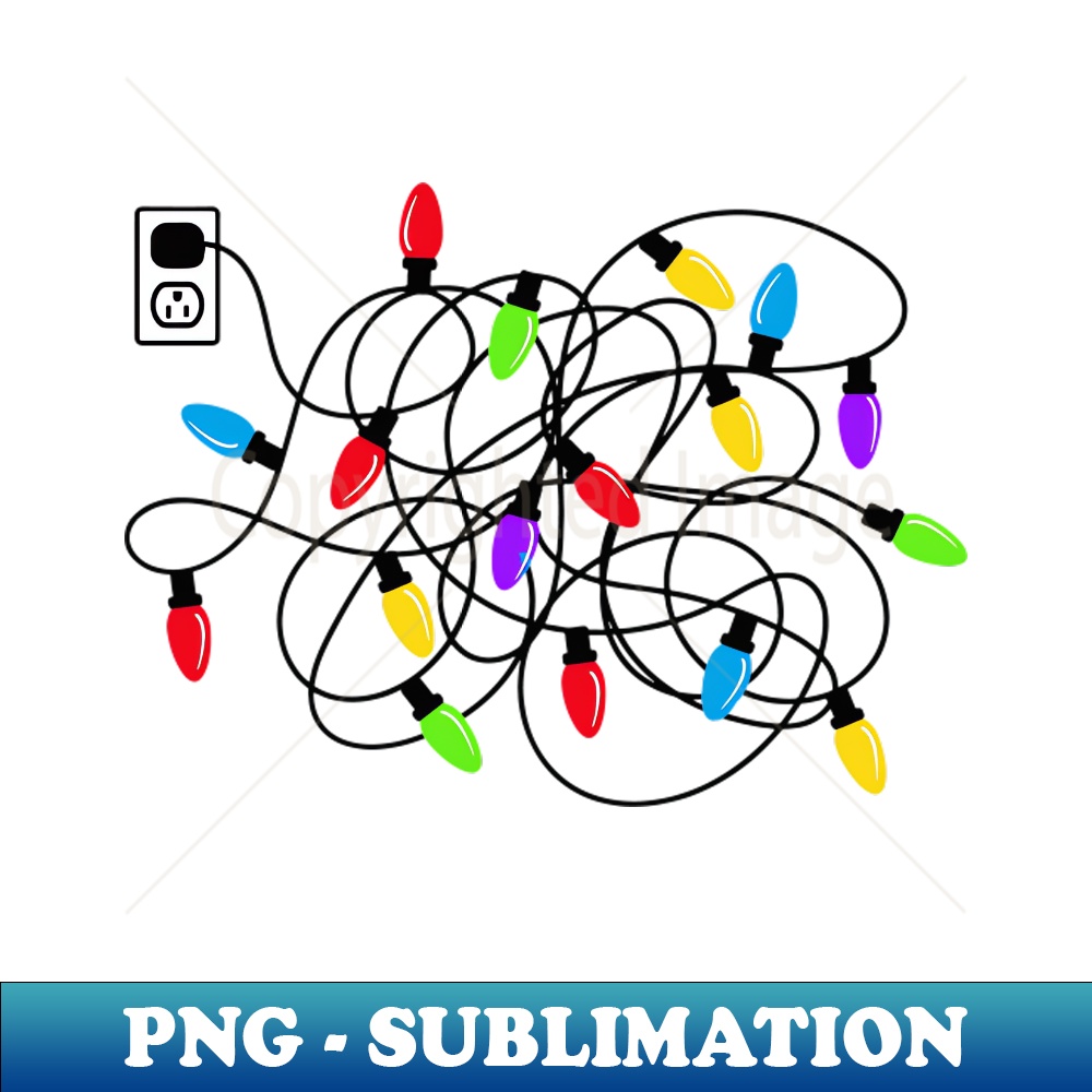 Christmas lights - PNG Transparent Sublimation File - Create - Inspire ...