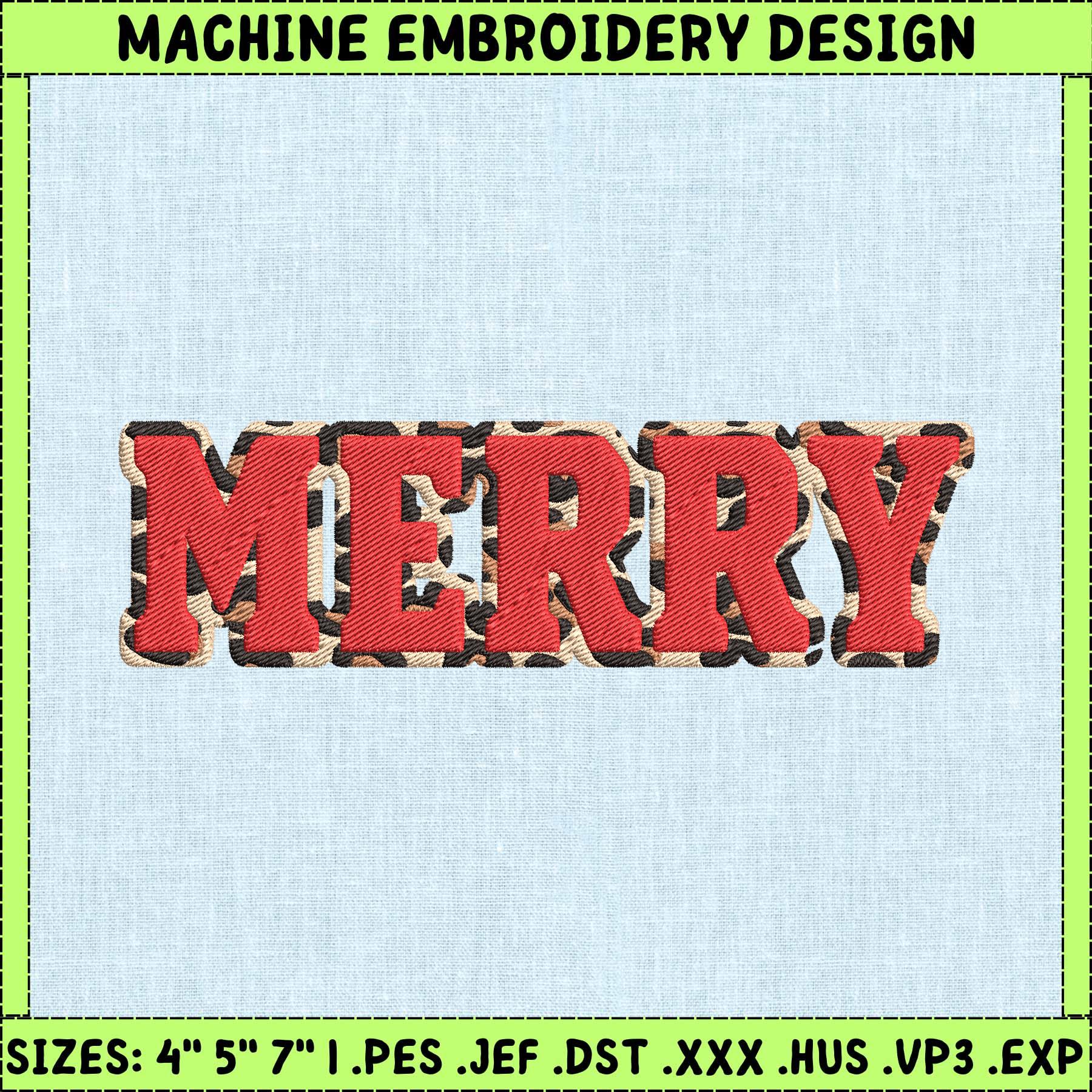 Christmas Embroidery Designs, Merry Christmas Embroidery Des - Inspire ...