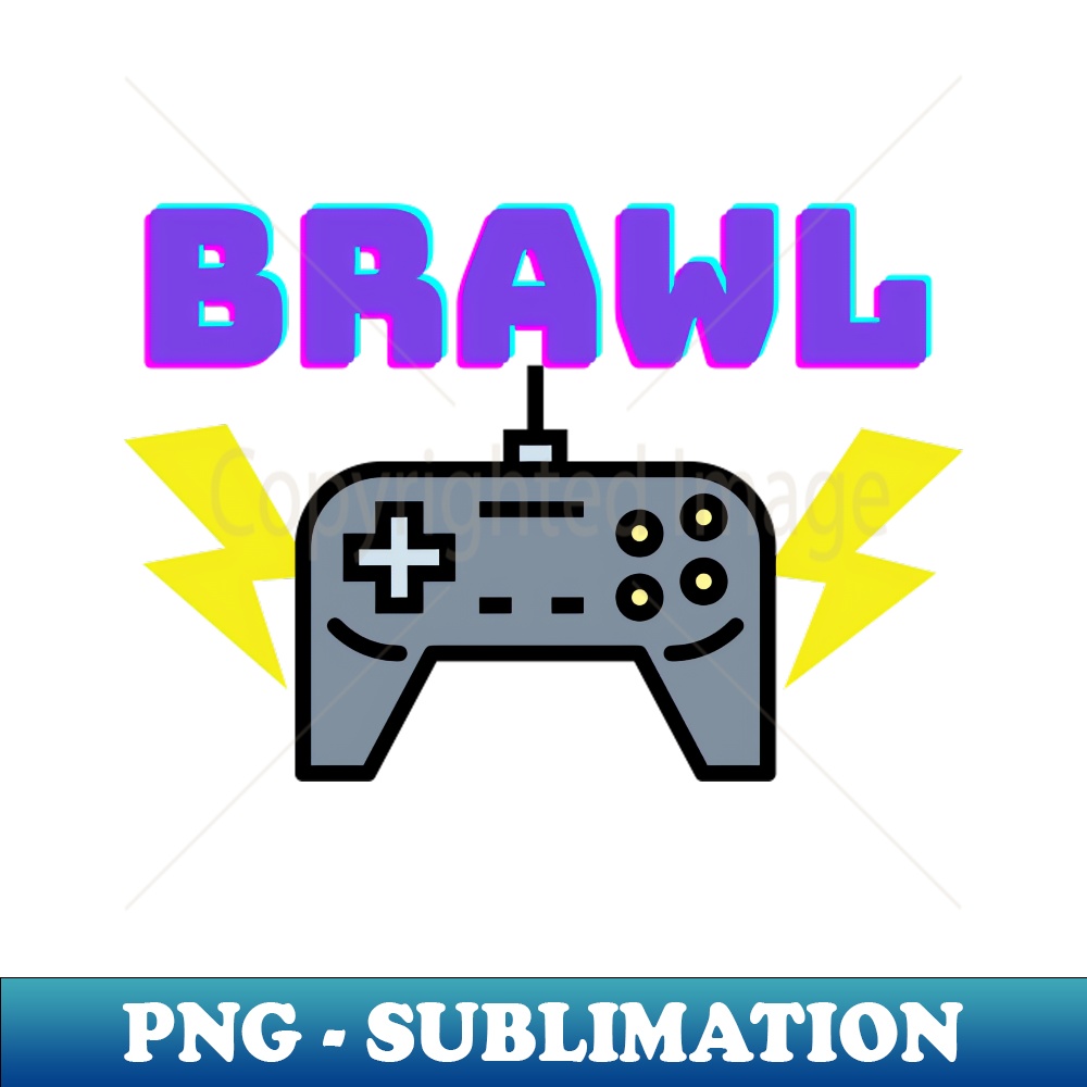 Brawl Gamer Brawling Gaming Controller - Instant PNG Sublima - Inspire ...