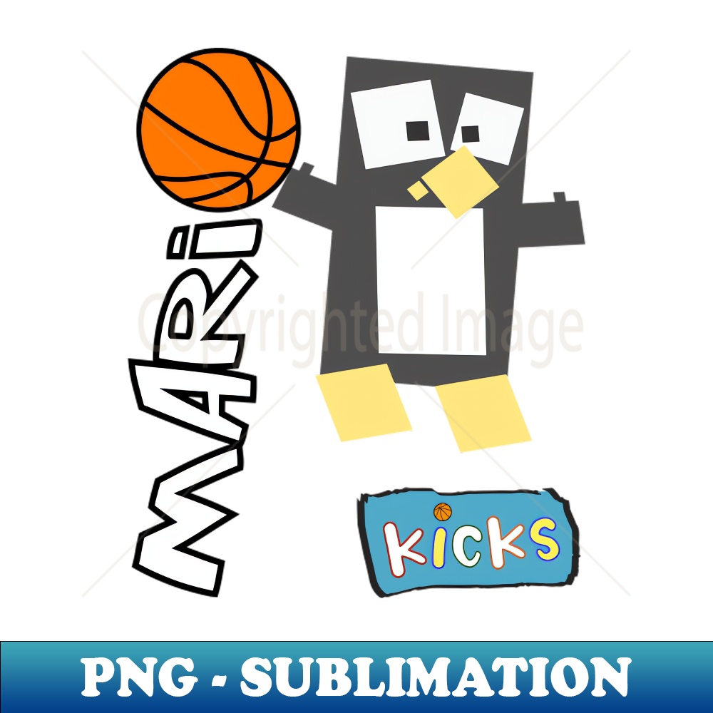 Mario The Ballin Baby Penguin Aqua KICKS sticker - PNG Trans | Inspire ...
