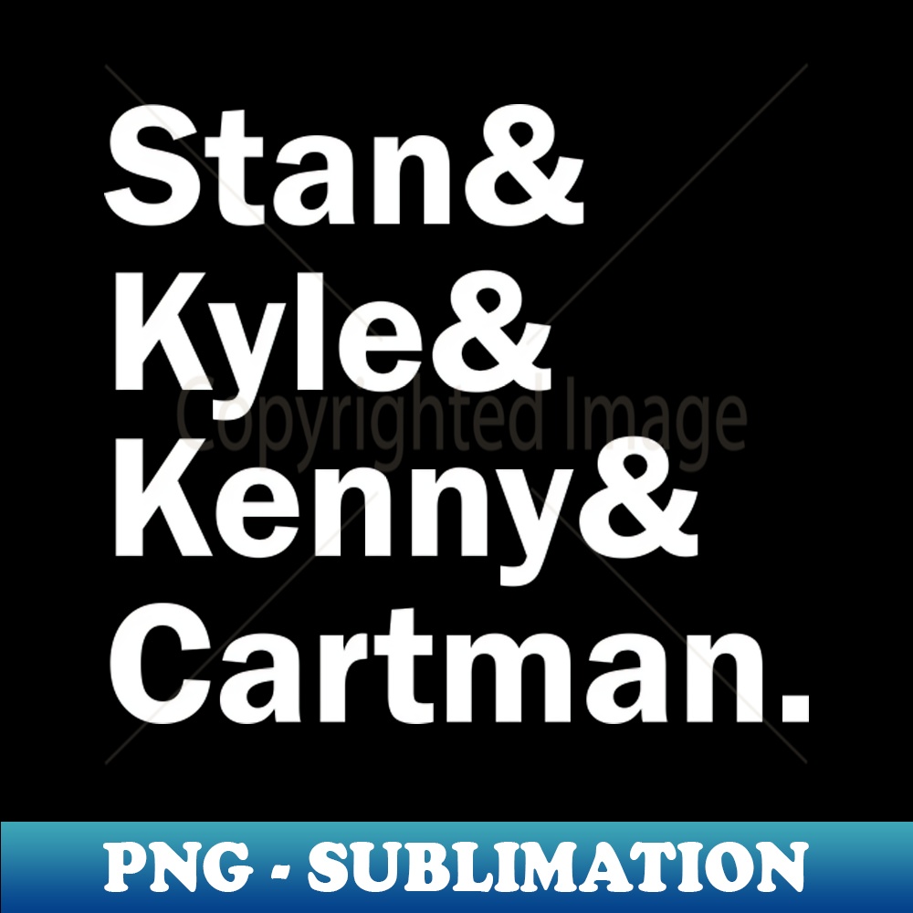 Funny Names x South Park Cartman Kyle Stan Kenny - Decorativ | Inspire ...