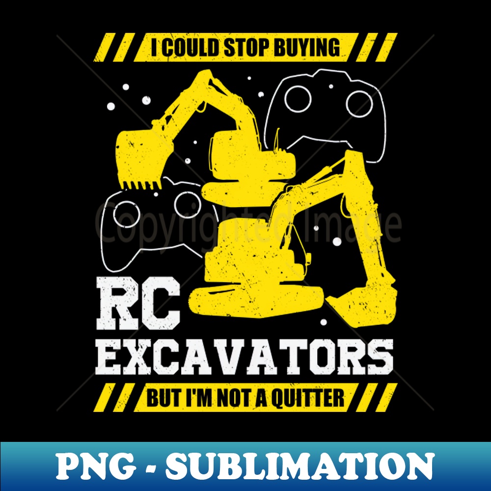 RC Excavator Construction Vehicle Digger Gift - Digital Subl | Inspire ...