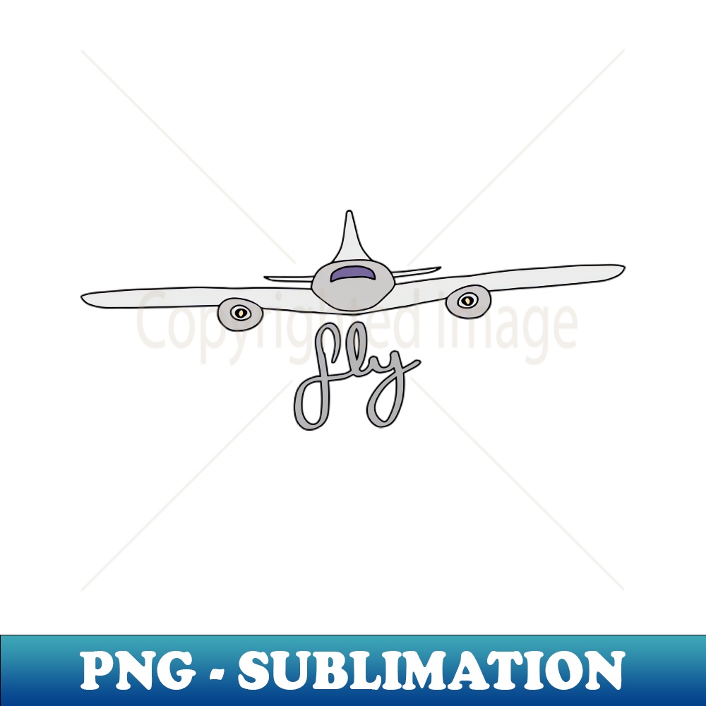 Fly Plane Aviation - Exclusive Sublimation Digital File - Br | Inspire ...