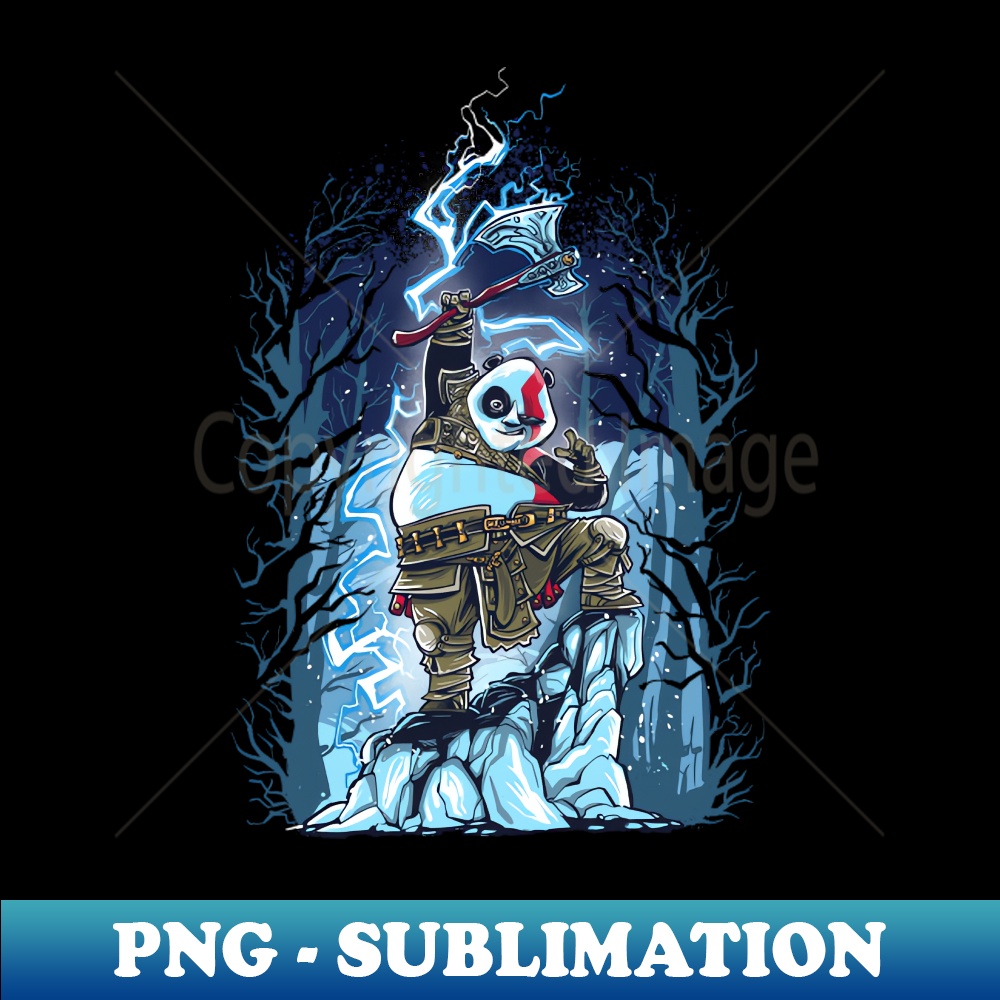 Panda of War - Artistic Sublimation Digital File - Defying t | Inspire ...