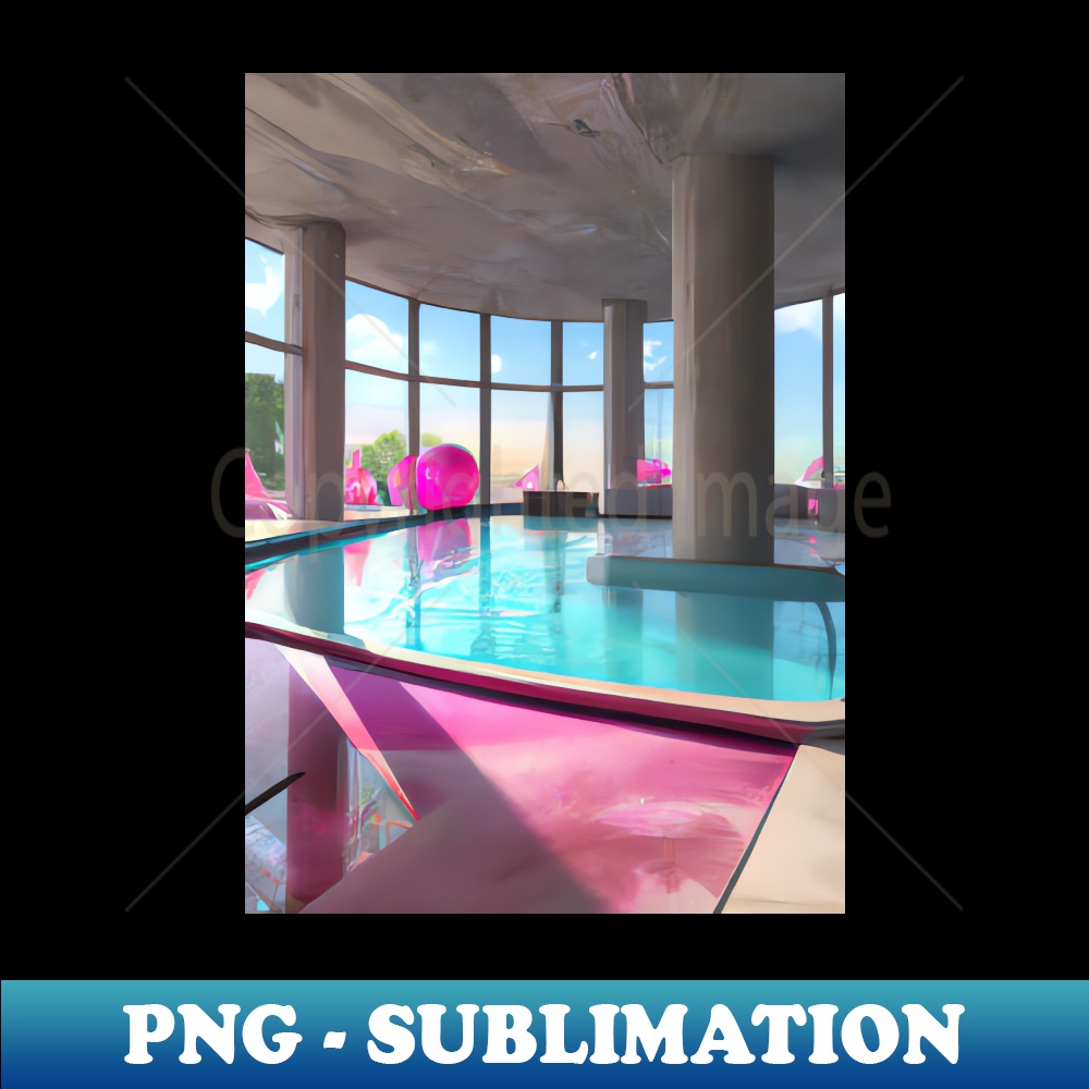Pool Lounge - Modern Sublimation PNG File - Create with Conf | Inspire ...