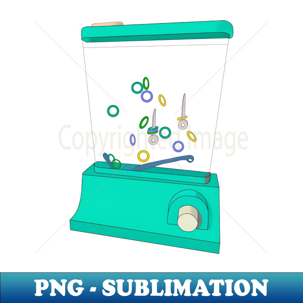 Green Waterful Ring Toss - PNG Transparent Sublimation Desig | Inspire ...