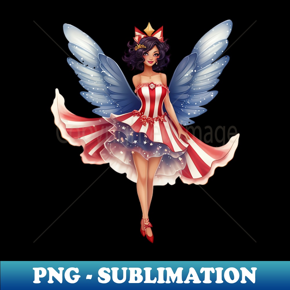 4th of July Fairy 3 - Aesthetic Sublimation Digital File - T | Inspire ...