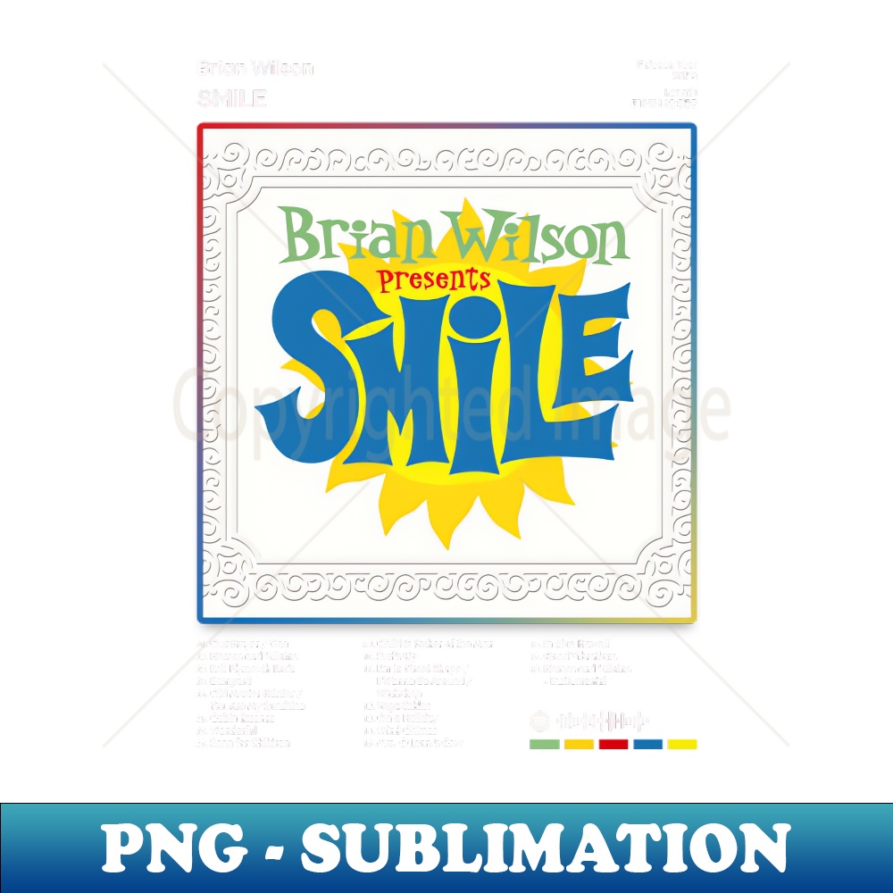 Brian Wilson - Smile Tracklist Album - Modern Sublimation PN | Inspire ...
