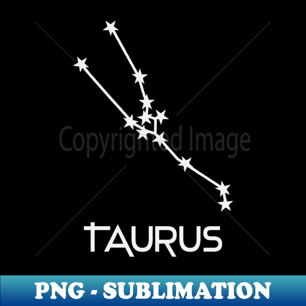 Taurus Star Sign - Zodiac - PNG Transparent Sublimation File - Inspire ...