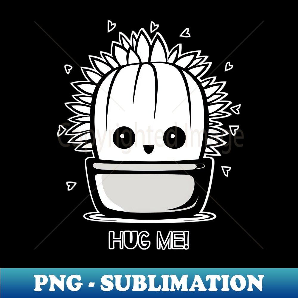 Hug Me Cartoon Cactus Embrace the Prickly Love - Instant Sub | Inspire ...