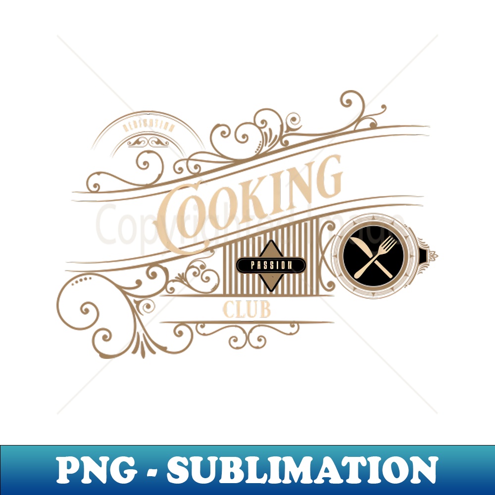 Cooking Club - PNG Transparent Sublimation Design - Instantl | Inspire ...
