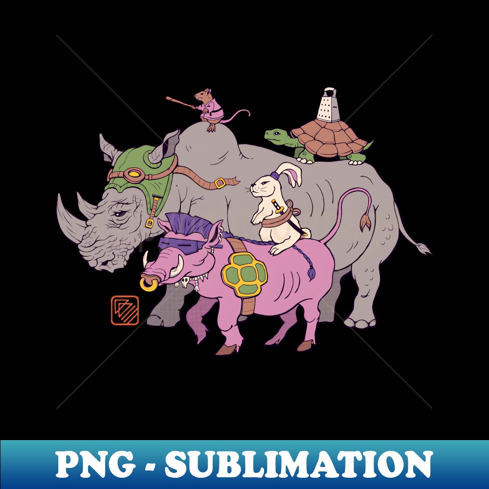 Mutant Animals - PNG Transparent Sublimation File - Perfect - Inspire ...