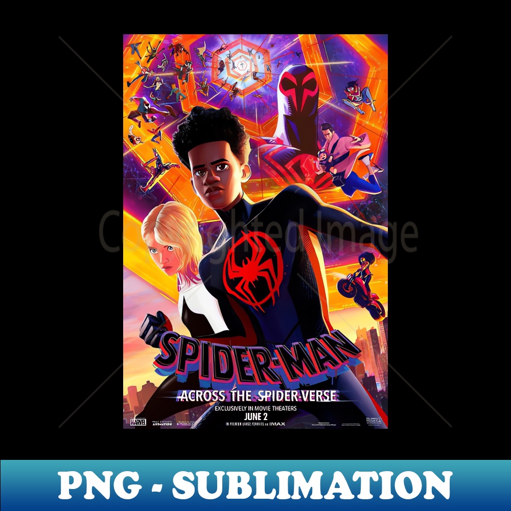 across the miles morales gwen poster - PNG Transparent Subli | Inspire ...