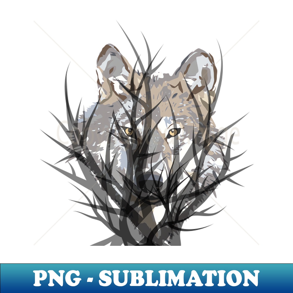 wolf - Signature Sublimation PNG File - Enhance Your Apparel | Inspire ...