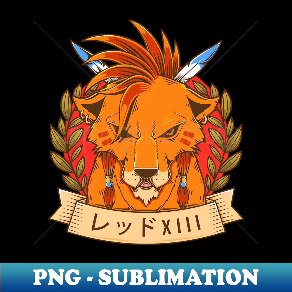 Red XIII Tattoo - Modern Sublimation PNG File - Enhance Your | Inspire ...