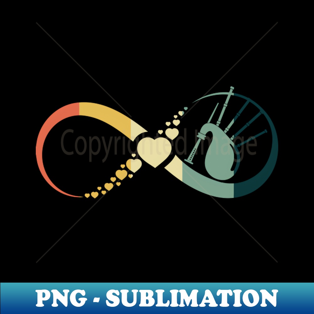 bagpipe Infinity vintage - PNG Transparent Digital Download | Inspire ...